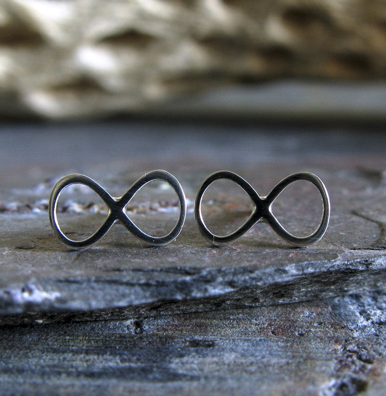 infinity symbol earrings