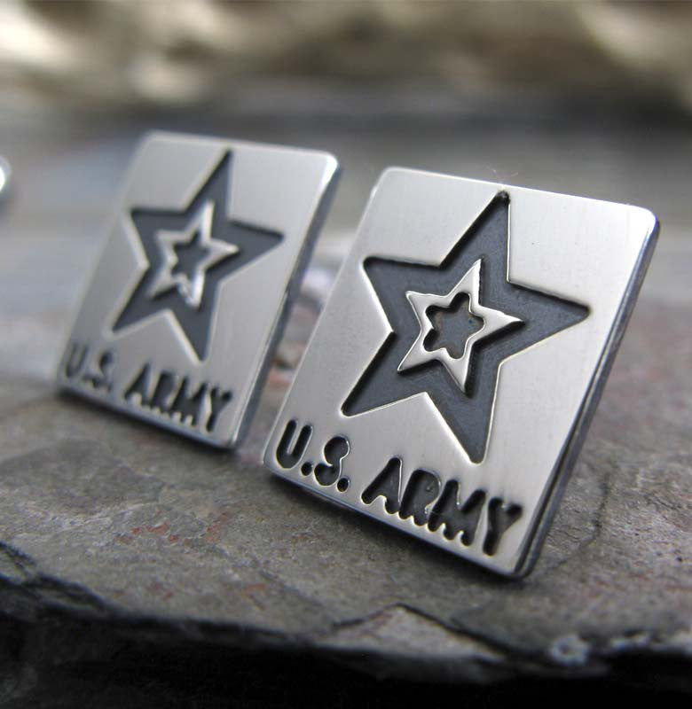 United States Military Army Stud Earrings ~ Handmade in USA – Poseidon ...